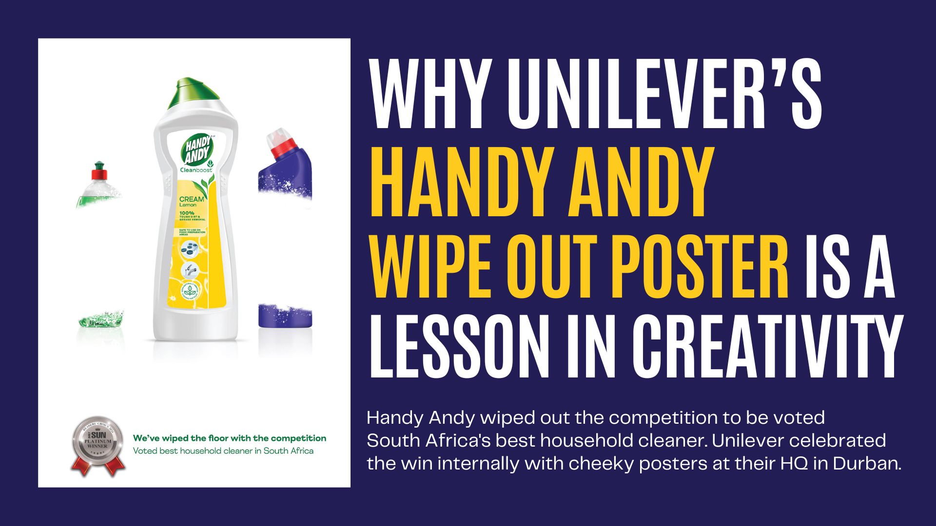 Why the Handy Andy Wipe Out Campaign Shines - Click Culture