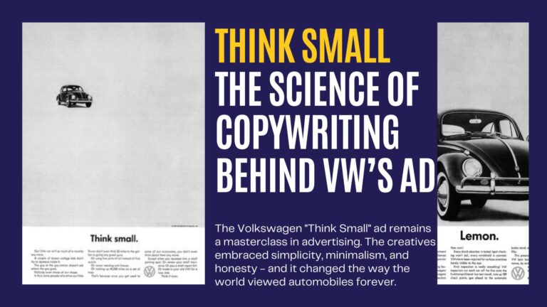 "Think Small" – The Science of Copywriting Behind VW's Revolutionary Ad ...